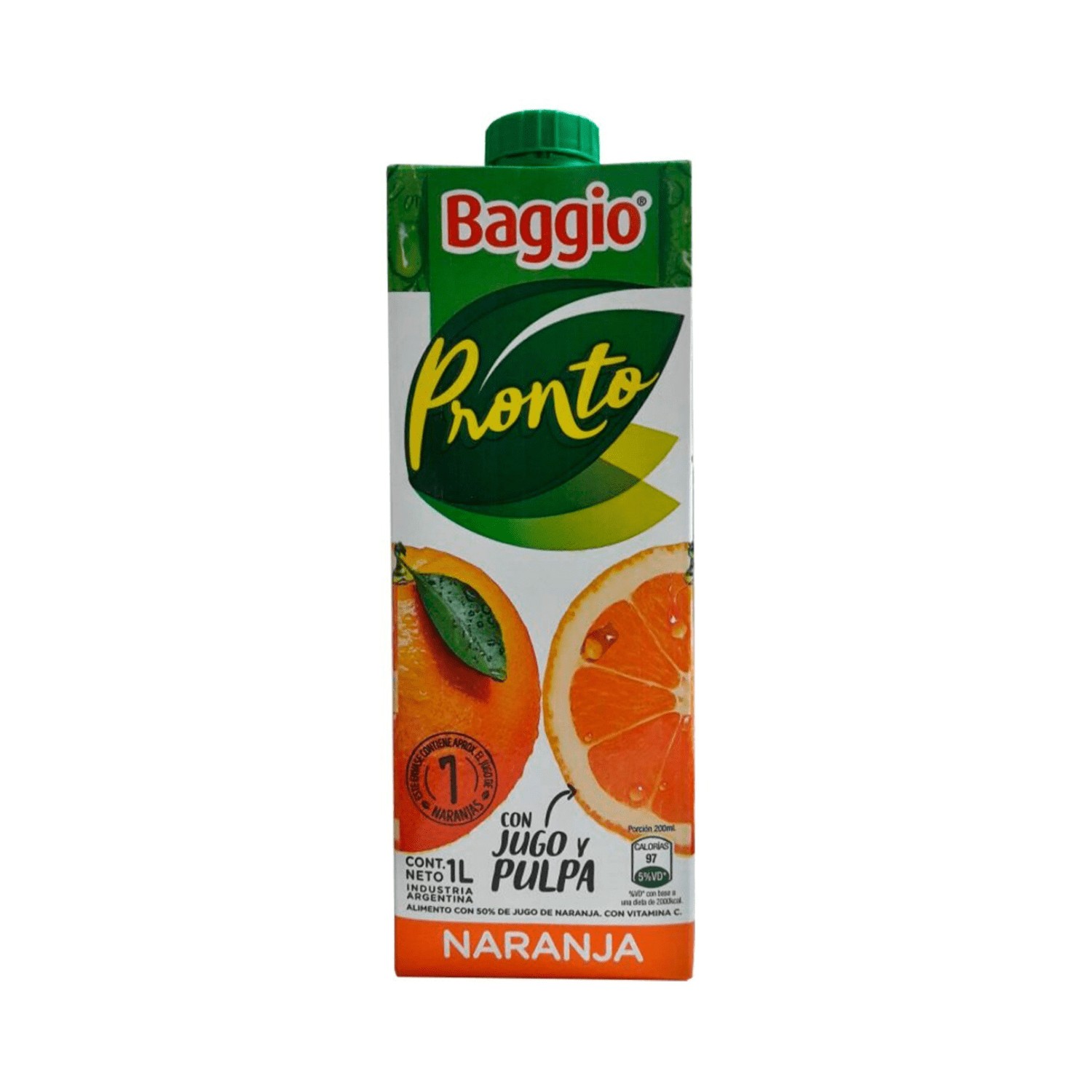 Jugo Baggio Pronto Naranja 1 L – Kiosco Tita